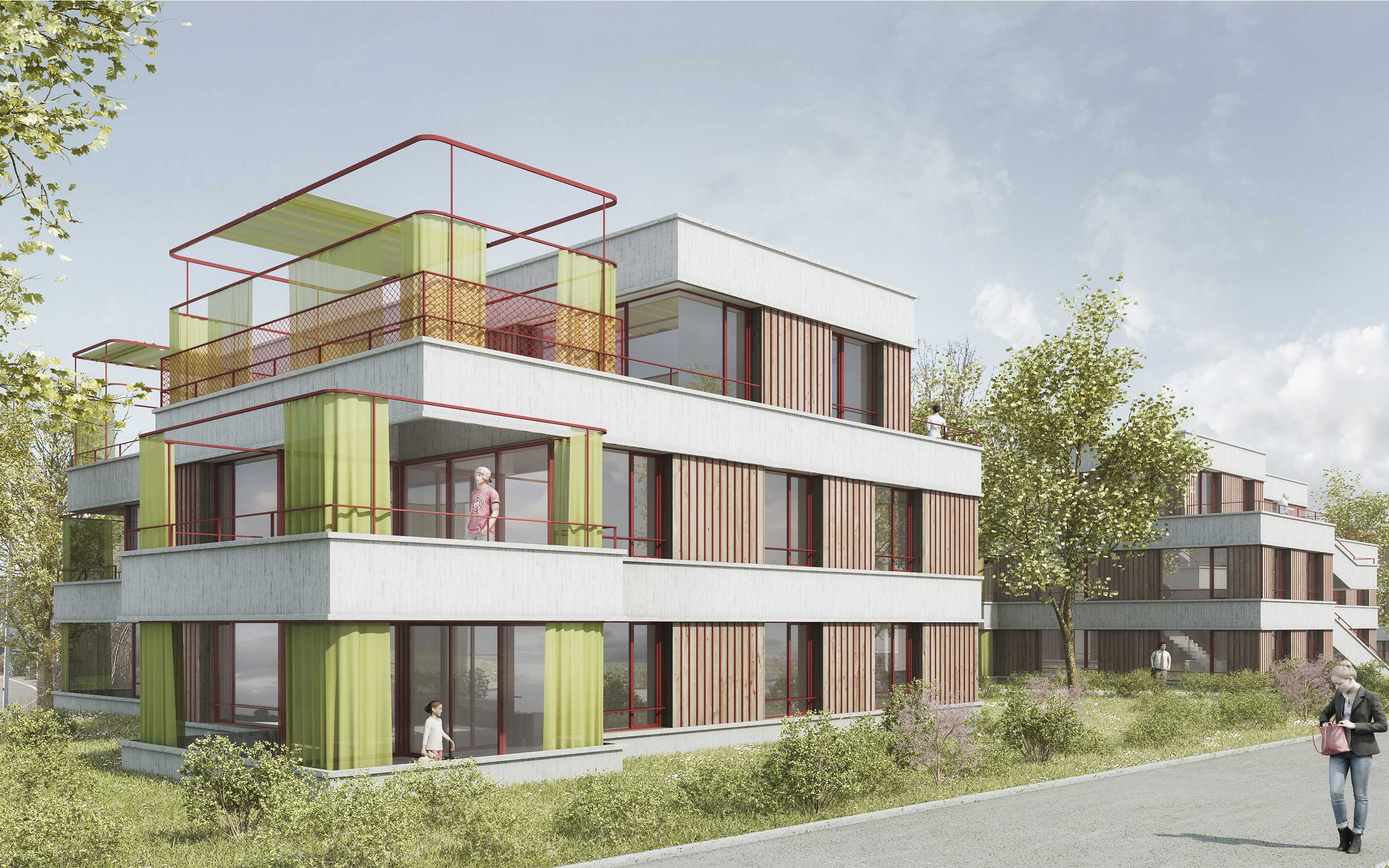 Wohnhäuser Allmendboden — Züst Gübeli Gambetti